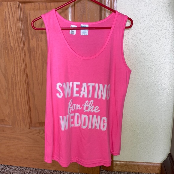 Port and Company | Tops | Sweating For The Wedding Tank | Poshmark
